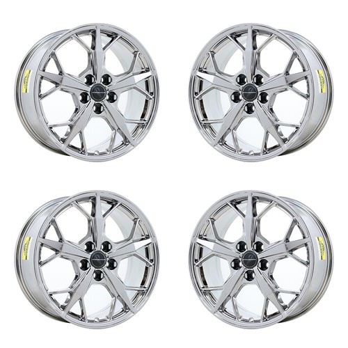 19" 20" CHEVROLET CORVETTE C8 PVD CHROME WHEELS RIMS FACTORY OEM SET ...