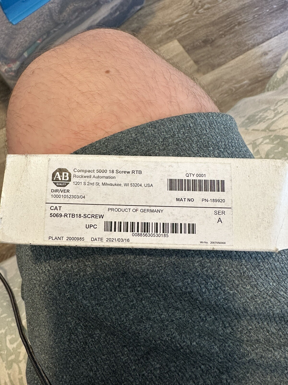 Allen-Bradley 5069-RTB18-SCREW /A Compact 5000 18 Screw RTB Factory ...