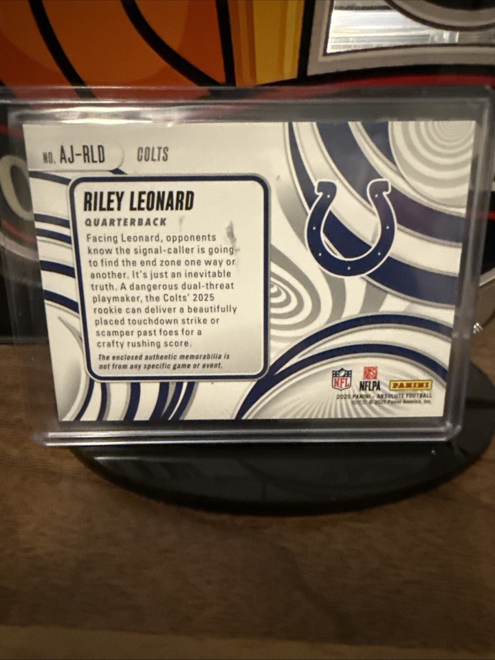 2025 Absolute Football Riley Leonard Absolute Authentic Rookie Patch | eBay