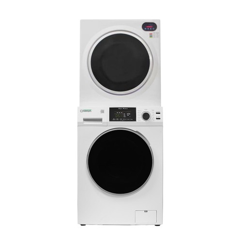 Equator STACKABLE 15 lbs Washer + ULTRA Compact Vented Sensor Dryer 2.6 ...