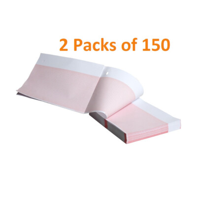 300 Pk, GE ECG EKG Thermal Paper Z-Fold For GE MAC 2000, MAC VU360 ...