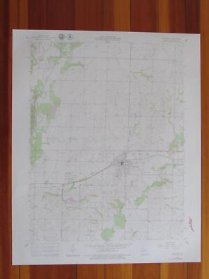 Salisbury Missouri 1979 Original Vintage USGS Topo Map | eBay