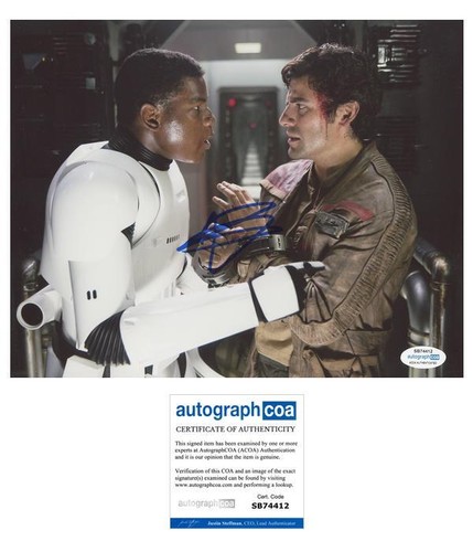 John Boyega "Star Wars: The Force Awakens" AUTOGRAPH Signed 'Finn' 8x10 ...