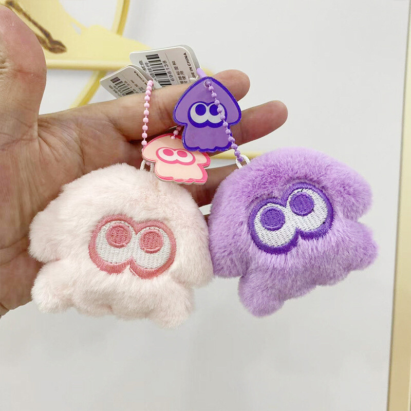 Splatoon Inkling Plush Keychain Kawaii Animal Bag Pendant Soft Stuffed ...