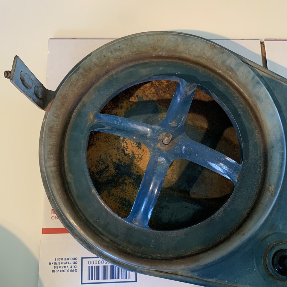 VINTAGE OEM EARLY FORD BRONCO V8 AIR CLEANER Offset/ Good Clean ...
