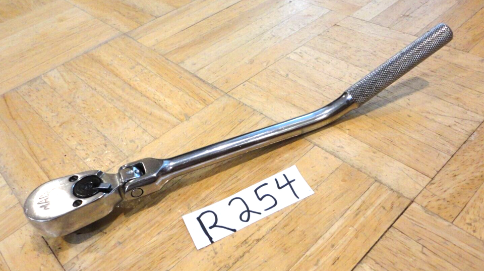 MAC TOOLS 3/8 DRIVE 11 INCH LONG BENT HANDLE FLEX- HEAD RATCHET XR11FS ...