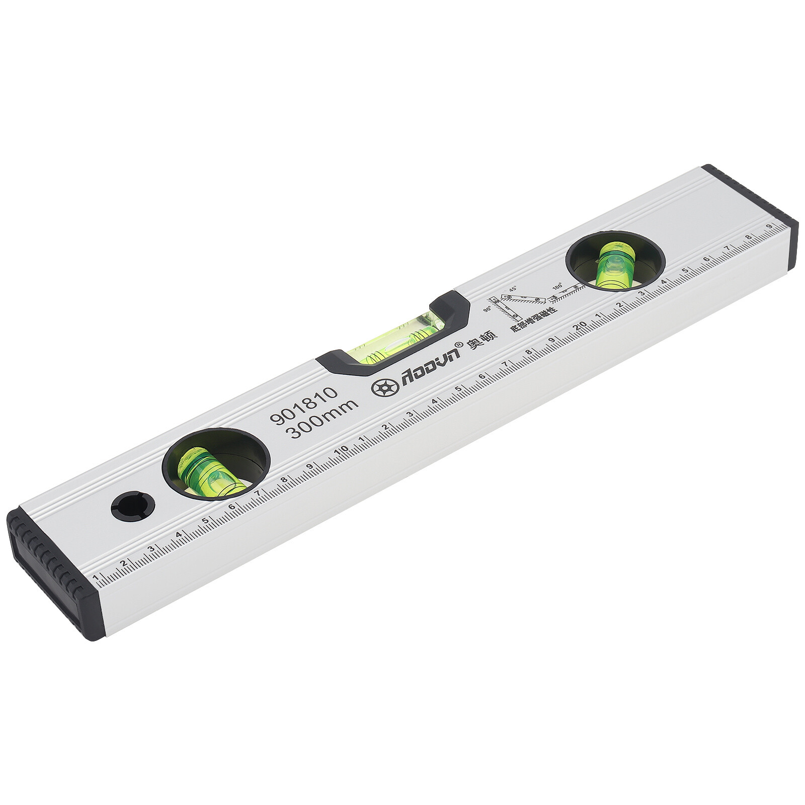 12" Precision Magnetic Spirit Level Ruler Measuring Tool w/ Blister ...