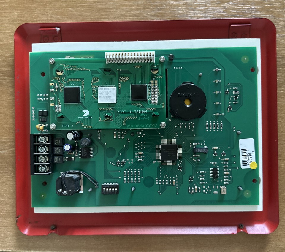 Silent Knight RA 1000 5860 Fire Alarm Annunciator Red | eBay