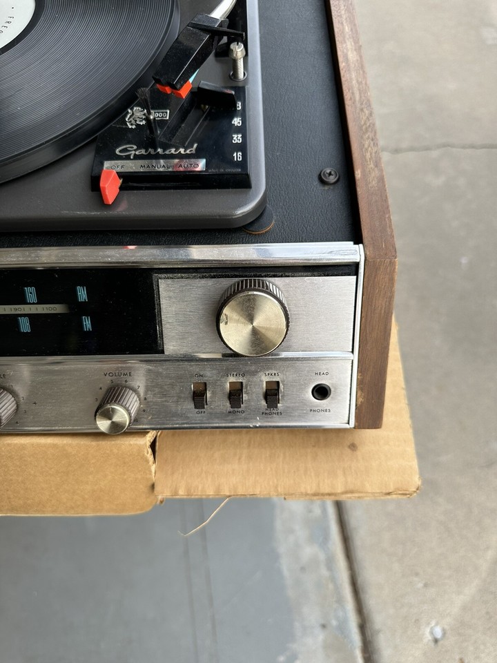 Singer Component Music System Model 925 With Garrard 3000 Turntable | eBay