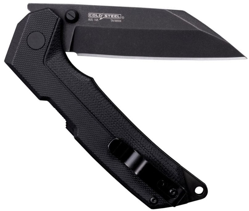 Cold Steel Karve Atlas Folding Knife 3.75" AUS-10A Steel Blade Black ...