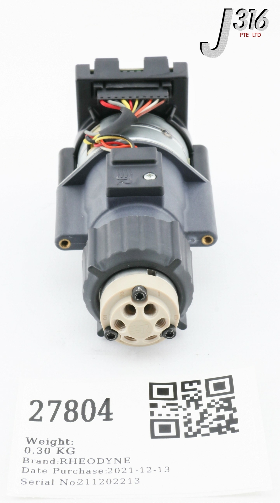 27804 RHEODYNE INJECTION VALVE, 6-PORT, AS-AP, TITANHP, 7770222-1 ...