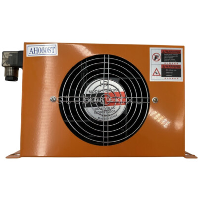 Hydraulic Air Cooler Air-cooled Oil Radiator DC 12V 60L/min AH0608T-CA ...