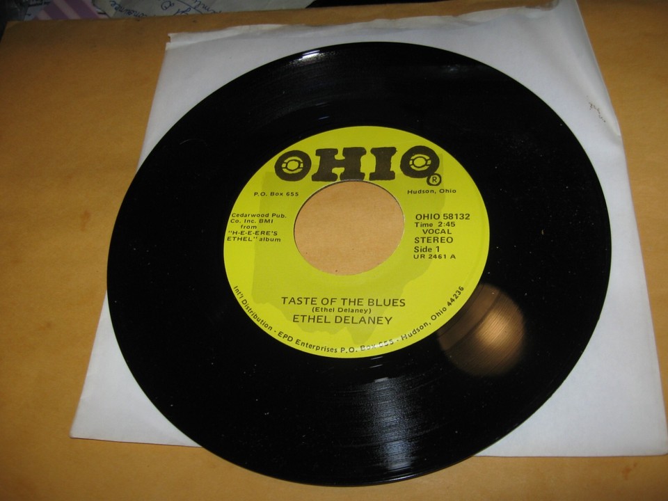 ETHEL DELANEY 45 RPM RECORD - CAN YOU GO BACK TO THE JUKEBOX/TASTE OF ...
