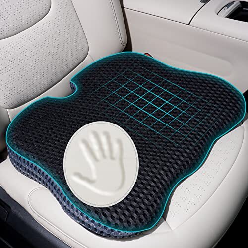 Car Booster Seat for Driver Adult Cushions Heightening Height Boost Mat ...