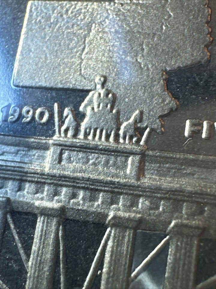 1990 Marshall Islands 5 Dollars Germany United Commemorative MS Proof ...