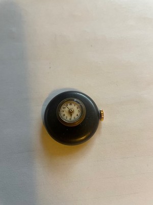 Rare Antique Button Hole Watch - All Swiss - 15 Jewels - Enamel Dial ...