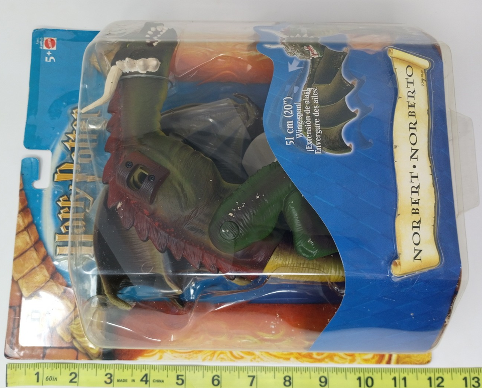 Harry Potter Norbert 2002 Action Figure With 20” Wingspan By Mattel ...