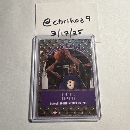 Kobe Bryant - 1999 Collector's Edge Authentic Game ball Basketball Card ...