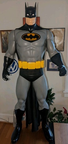 DC Big-Figs Colossal 48" black/ grey Batman Jakks Pacific w/ Bat-Signal ...