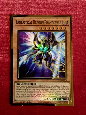 Yu-Gi-Oh! Fantastical Dragon Phantazmay MAGO-EN018 Premium Gold Rare ...
