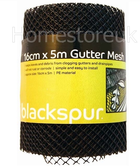 2 PC DOWNPIPE FILTER / 5M GUTTER MESH STOP LEAF RAIN ROOF DRAIN GUARD ...