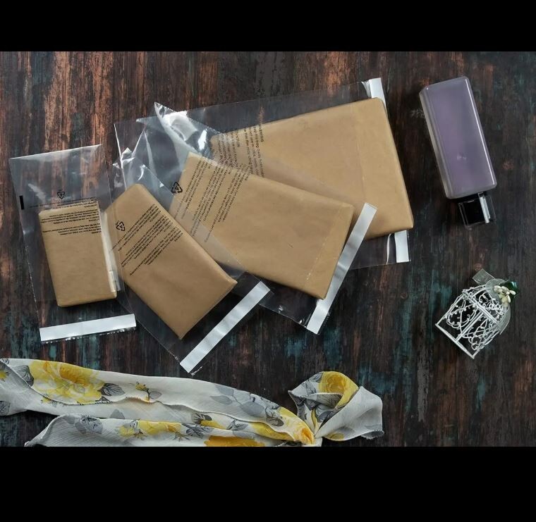 6" X 9" Poly Bags Suffocation Warning Clear Merchandise 1.5 mil Self ...