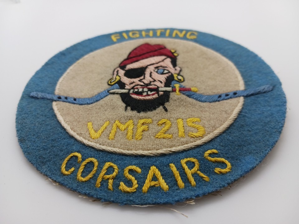 WWII USMC VMF-215 Fighting Corsairs Theatre Made Patch RARE | eBay