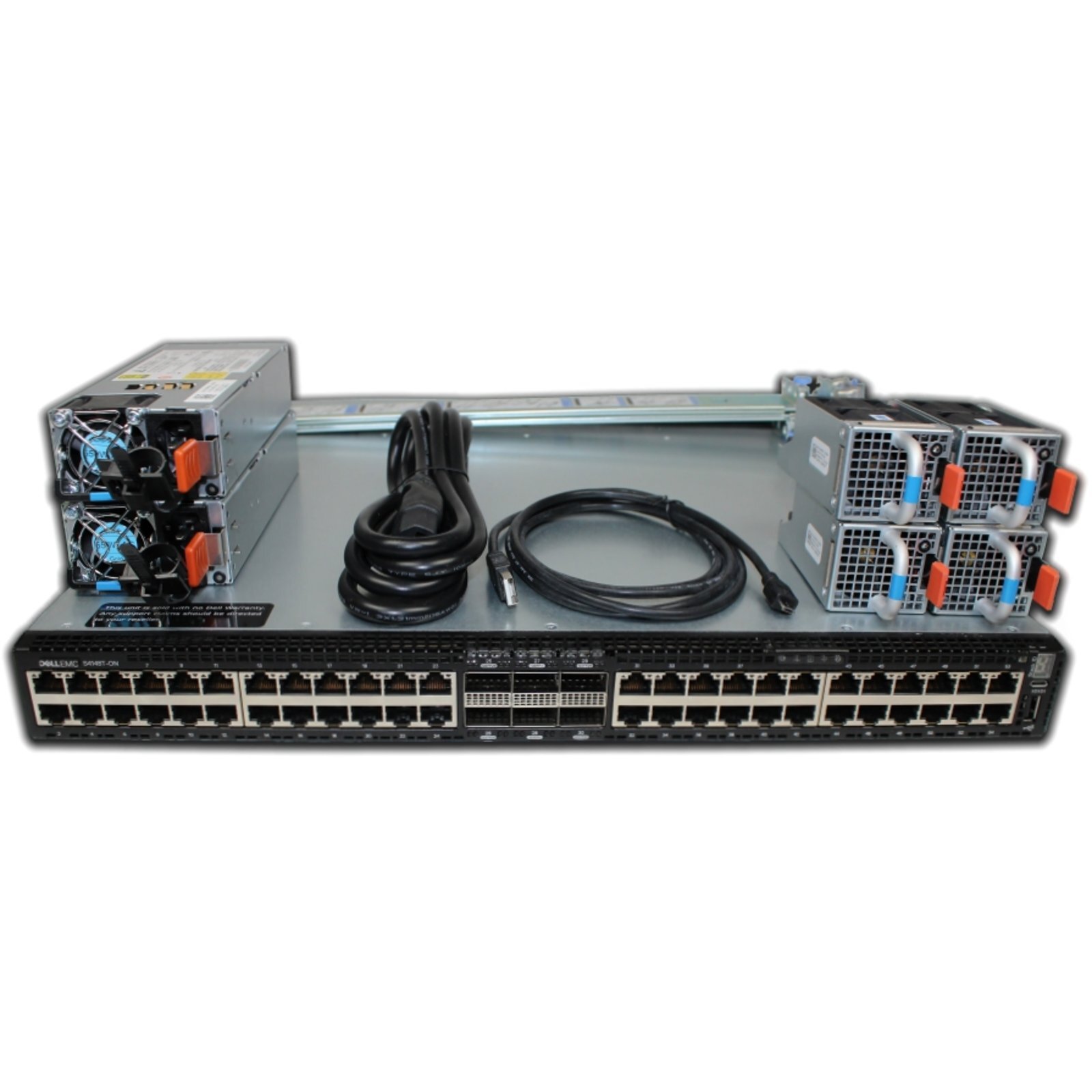 Dell Networking S4148T-ON 48P 10GbE 4P QSFP28 2P QSFP+ OS10 RA Switch ...