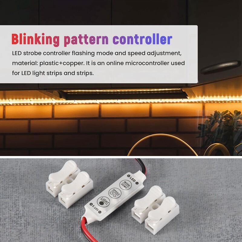 LED strobe controller flashing patterns and speed adjustment A2O85024 ...