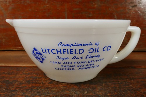 Vintage Skelly Oil Co Litchfield MN Oil Co Federal Glass Advertising ...