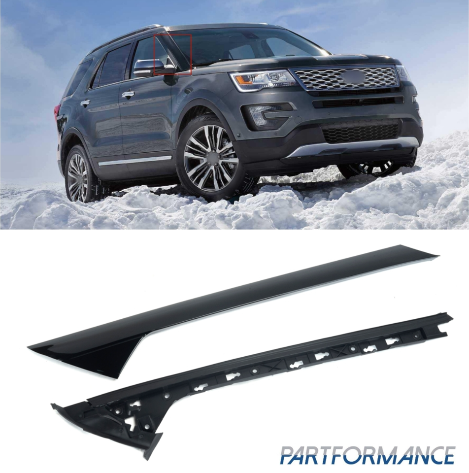 For 2011-2019 Ford Explorer Windshield Molding Outer Trim Passenger ...