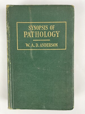 Synopsis of Pathology by Anderson, vintage 1947 softcover 2nd edition ...