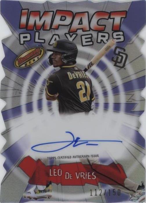 2024 Bowman's Best - Impact Players Autographs Leo De Vries #IPA-LD ...