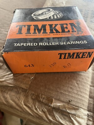 NEW TIMKEN 643 TAPERED ROLLER BEARING | eBay
