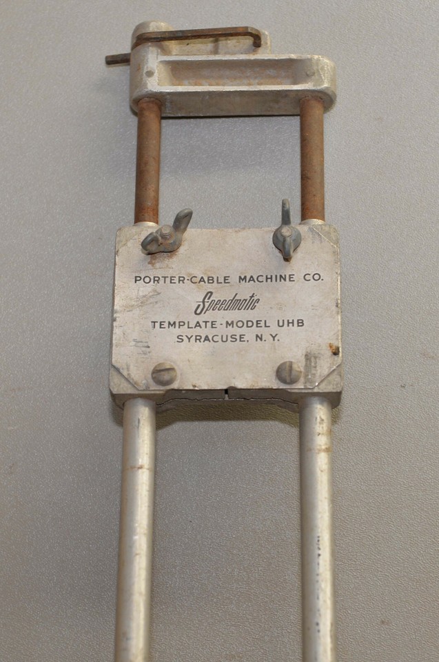 Porter Cable USA lock mortiser & templates 6912 router 6911 base ...