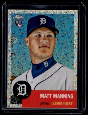 2022 Topps Chrome Platinum Anniversary Matt Manning Rookie Detroit ...