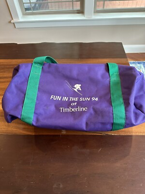 Vintage Y2K 94 Timberline Oregon Ski Duffel Bag Purple | eBay