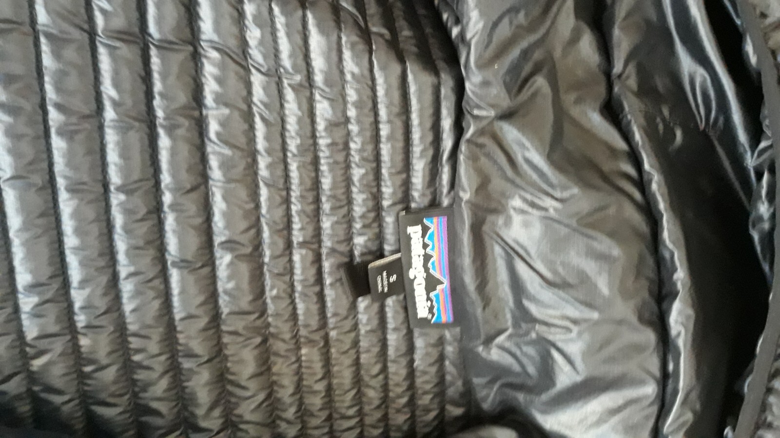 Patagonia Hudee Parka Puffer Jacket Black Size S - Gem