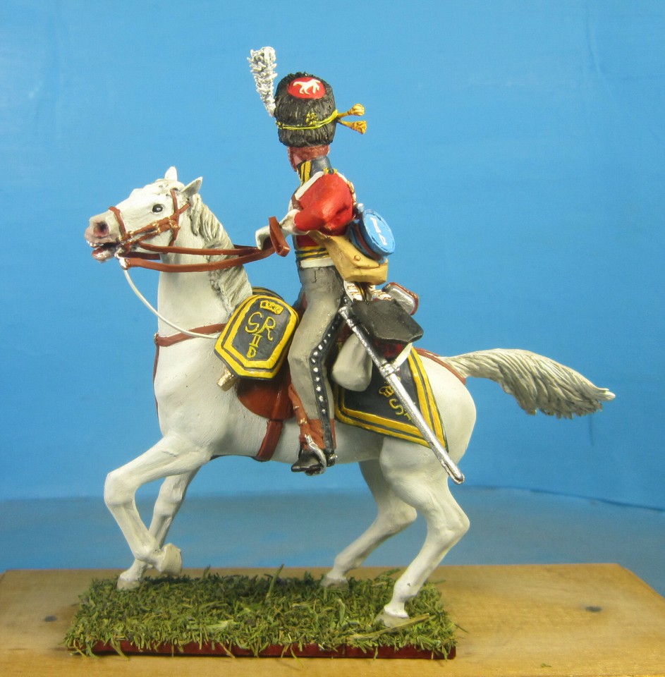 Unassembled British Scots Greys, White Metal 60 mm 1/30 Figure kit VID ...