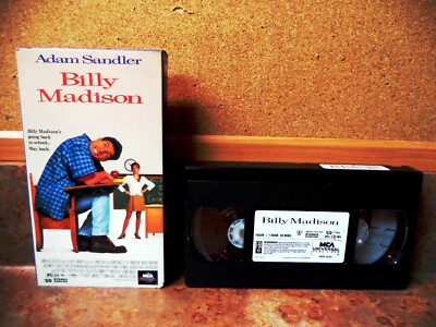 BILLY MADISON (VHS 1995) Adam Sandler, Bradley Whitford, Darren McGavin ...