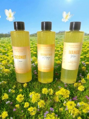 Tropical Body Oil Set of 3:Coconut Milk & Papaya, Mango Melon & Coconut ...