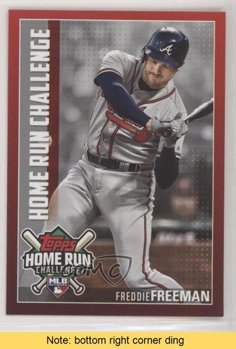 2019 Topps Home Run Challenge Code Card Freddie Freeman #HRC-26 READ ...