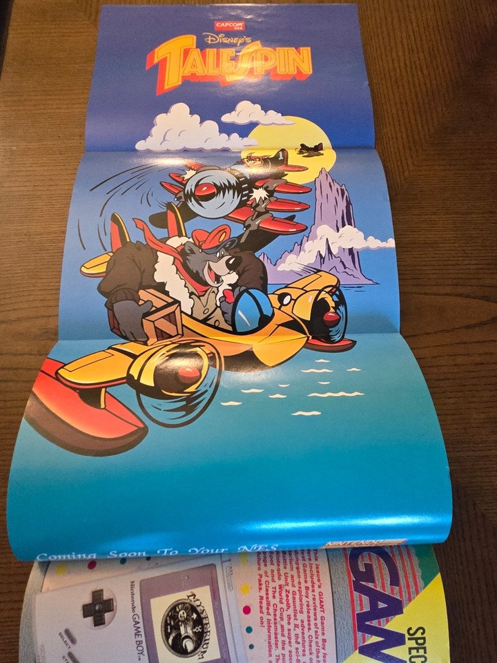 Nintendo Power Vol 24 Vice Project Doom Magazine with Tailspin Poster ...