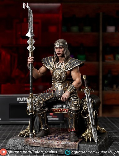 Conan 1/10 Unpainted GK Model 3D Print Figure Unassembled Blank Resin ...