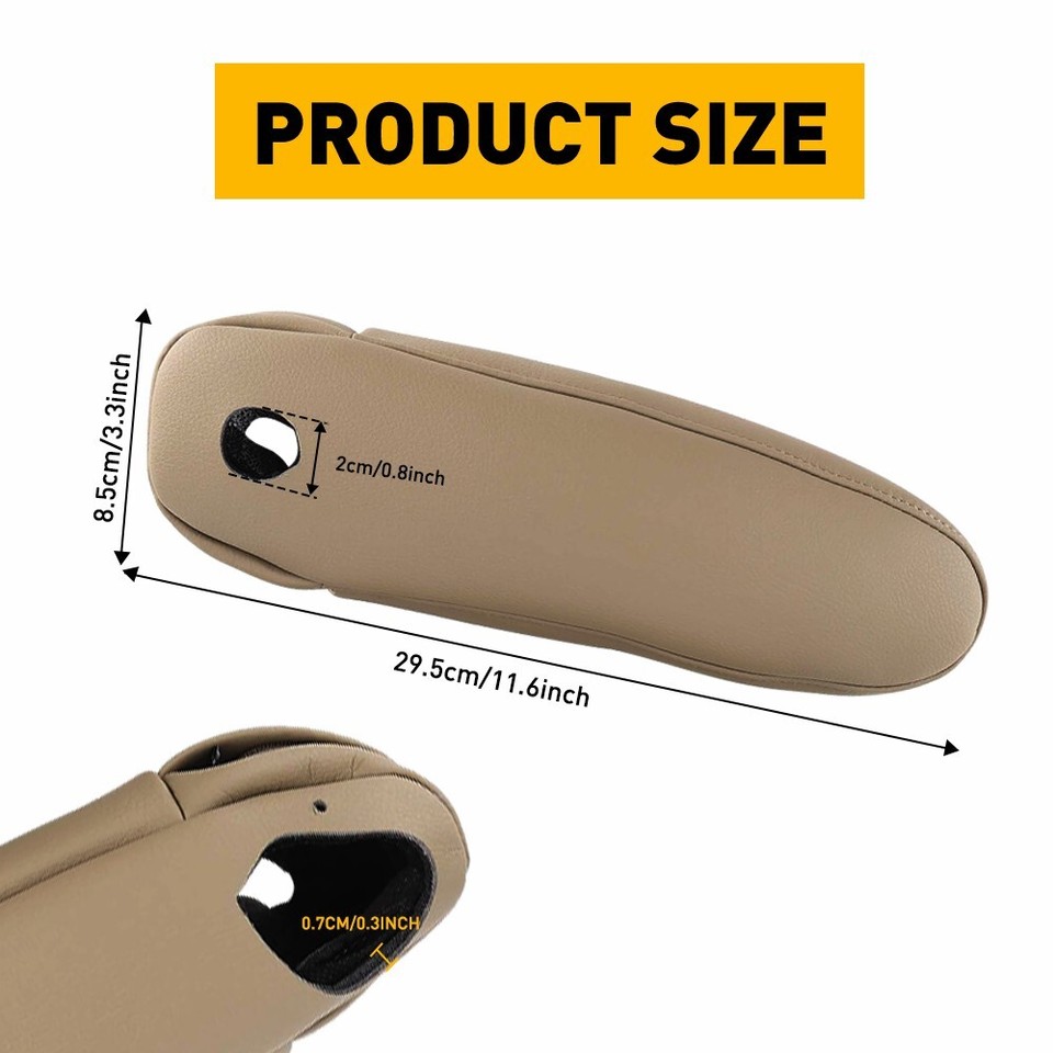 2x Leather Seat Armrest Cover Durable Fits Lexus RX 300 330 350 2003 ...