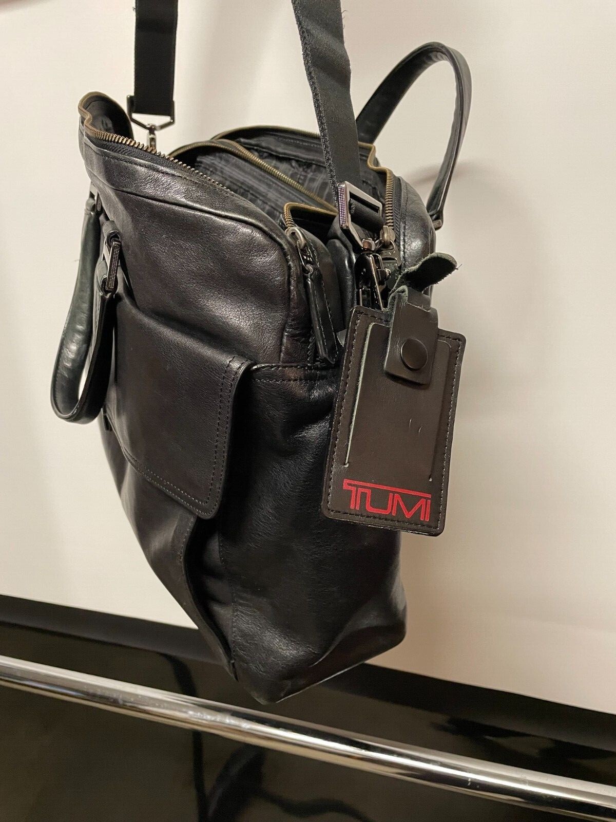 Vintage TUMI EXPANDABLE SOFT LEATHER BRIEFCASE Model Number 68560D | eBay