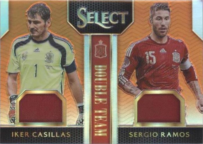 2015-16 Panini Select - Double Team Memorabilia Sergio Ramos, Iker ...