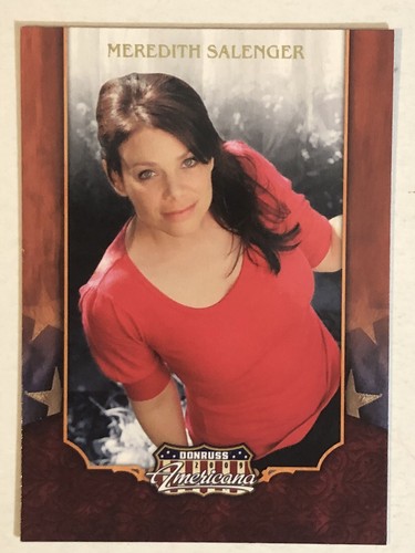 Meredith Salenger Trading Card Donruss Americana 2009 #67 | eBay