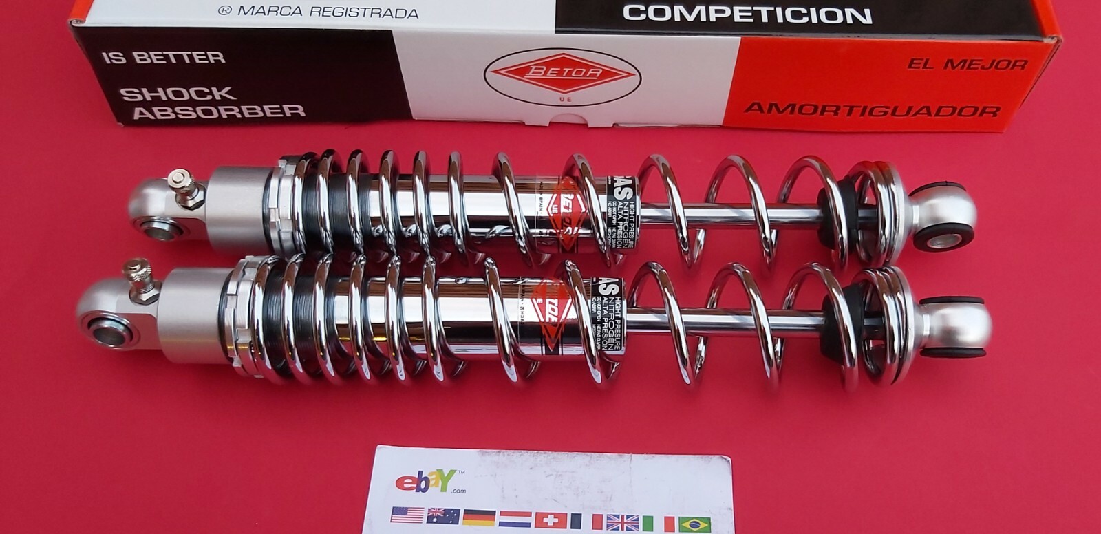 CLASSIC TRIAL SHOCKS GAS NEW FOR CLASSICS BIKES SHERPA COTA | eBay ...