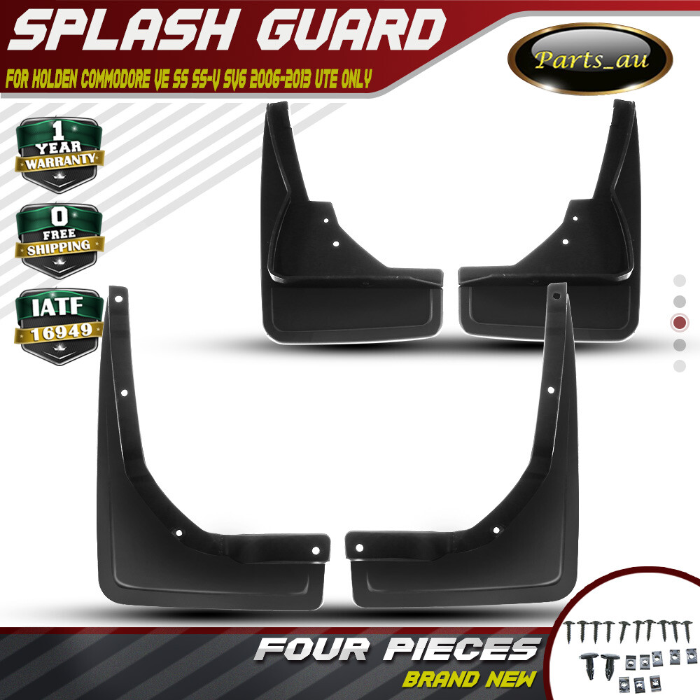 4x Splash Guard Mud Flaps for Holden Commodore VE SS SS-V SV6 2006-2013 ...